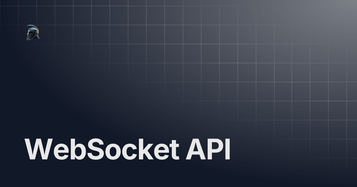 WebSocket API | Theros